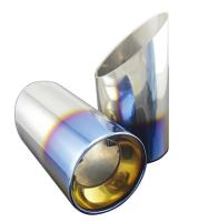 China 3.5 Inch 89mm Slip On Exhaust Tips for BMW M135i M140i M235i M240i 335i 435i Stainless Steel for sale