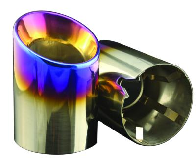 China 98mm Angle Cut Slip On Exhaust Tips for BMW M3 M4 F80 F82 M2 Competition F87 S55 for sale