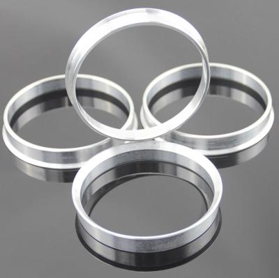 China Anodized Aluminum Wheel Hub Centric Ring OD 64.0 ID 60.0 for Spacers CNC Machined for sale