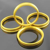 China CNC Machined Aluminum Hub Ring 63.4mm OD 60.0mm ID Anodized Coatings Wheel Tuning for sale