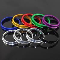 China Anodized Aluminum Wheel Hub Centric Ring OD 64.0 ID 60.0 for Spacers CNC Machined for sale