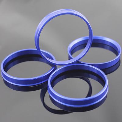 China CNC Super Thin Aluminum Hub Centric Rings OD73.0 ID67.1 Anodized Blue for Mazda Ford for sale