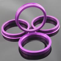 China Anodized Aluminum Wheel Hub Centric Ring OD 64.0 ID 60.0 for Spacers CNC Machined for sale