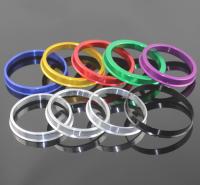 China CNC Super Thin Aluminum Hub Centric Rings OD73.0 ID67.1 Anodized Blue for Mazda Ford for sale