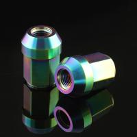 China GR5 Titanium Wheel Nuts M12x1.25 M14x1.5 PVD Coated Lug Nuts for Automotive for sale