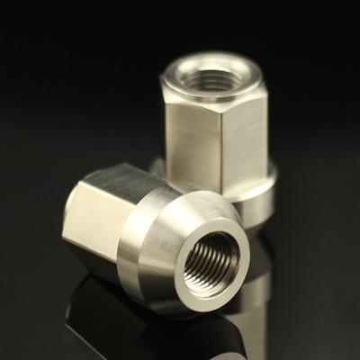 China Titanium GR5 Open End Lug Nut M12x1.25 M14x1.5 PVD Coating Black Gold Red for sale