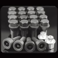 China Black GR5 Titanium Wheel Bolts Grade 10.9 For BMW E Chassis for sale