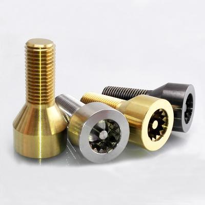 China Titanium GR5 26mm Locking Wheel Bolt Grade 10.9 For BMW E Chassis for sale
