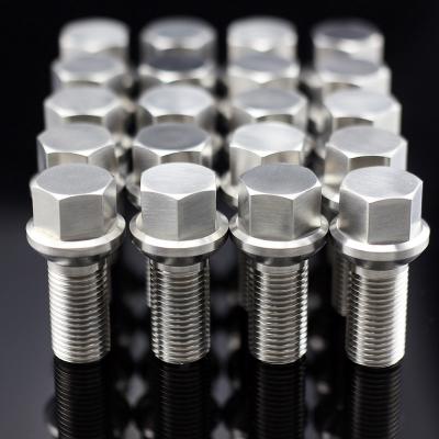 China Titanium GR5 Wheel Lug Bolt M12x1.5 M14x1.25 Grade 10.9 for VW Audi Mercedes Porsche for sale