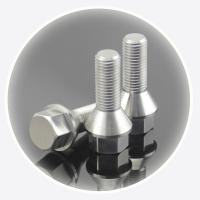 China Black Titanium GR5 Wheel Bolts Grade 10.9 M12x1.5 26mm Shank for BMW F G Chassis Mini for sale