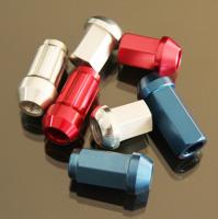 China 32mm M14x1.5 Silver Aluminum Lug Nut Ball Seat for Porsche 19mm Hex for sale