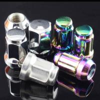 China Chrome Steel Close End Lug Nut M12x1.25 M14x1.5 28mm Height for Auto Wheel for sale
