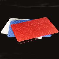 China Aluminum Anti Slip Heel Plate 360x250mm for Racing and Daily Drive Car Mat for sale