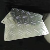 China Aluminum Anti Slip Heel Plate 360x250mm for Racing and Daily Drive Car Mat for sale