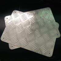 China Aluminum Anti Slip Heel Plate 360x250mm for Racing and Daily Drive Car Mat for sale