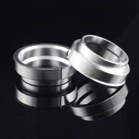 China 30mm Aluminum Wheel Hub Centric Rings OD73.0 ID60.0 Anodized Silver CNC Machined for sale