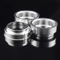 China 30mm Aluminum Wheel Hub Centric Rings OD73.0 ID60.0 Anodized Silver CNC Machined for sale