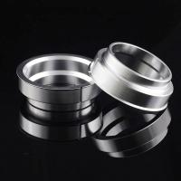 China 30mm Aluminum Wheel Hub Centric Rings OD73.0 ID60.0 Anodized Silver CNC Machined for sale