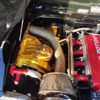 China Silica Basalt Fabric Turbocharger Heat Shield Cover 1800F Fire Shield Turbo Blanket for sale