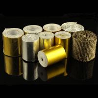 China Basalt Fiber Silica Fabric Heat Shield Wrap Tape 1370C 50mm Width Thermal Insulation for sale