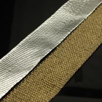 China Basalt Fiber Silica Fabric Heat Shield Wrap Tape 1370C 50mm Width Thermal Insulation for sale