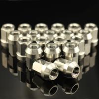 China Titanium GR5 Open End Lug Nut M12x1.25 M14x1.5 PVD Coating Black Gold Red for sale