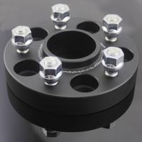 China 15mm Forged Aluminum Wheel Spacers Anodized Black 5x108 63.4mm for Ford Focus ST RS for sale