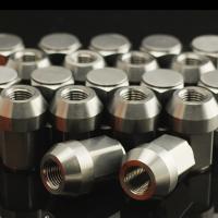 China GR5 Titanium Wheel Lug Nuts M12x1.25 M14x1.5 PVD Coated Black Gold Red for sale
