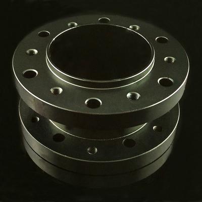 China 40mm Black Aluminum 6 Bolt Steering Wheel Adapter D88x44mm for Custom Fit for sale