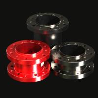 China 50mm Black Aluminum Universal Steering Wheel Hub Adapter for Custom Fit for sale