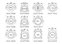 China Triangle Type 50mm bore gasket for Automobile Graphite / Tinplat Sandwich Composite Board for sale