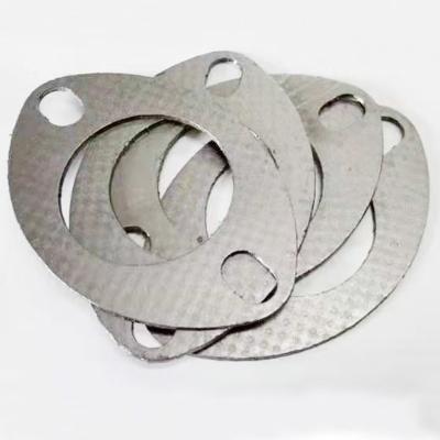 China Ellipse Type 53mm Bore Aftermarket Graphite Gasket with Reinforcing Core Tinplat Sandwich Board for sale
