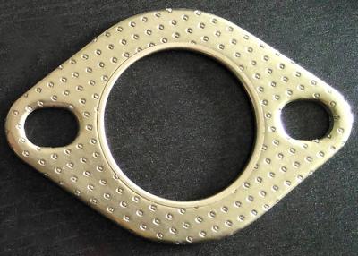 China Tinplat Sandwich Composite Board Automobile Gasket Ellipse Type 51mm Bore 118x80mm for sale