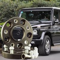 China 32mm Forged Aluminum Hub Centric Wheel Spacer 5x130 for Mercedes G-Class with Inlaid Nut for sale