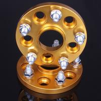 China 5x100 to 5x114.3 Forged Aluminum Hub Centric Wheel Adapter 15mm 25mm for Subaru Gold for sale