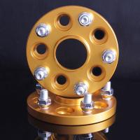China 5x100 to 5x114.3 Forged Aluminum Hub Centric Wheel Adapter 15mm 25mm for Subaru Gold for sale
