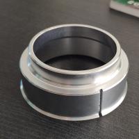 China CNC Machined Aluminum Wheel Hub Centric Rings OD74.1 ID72.6 Anodized Black for BMW Mini for sale