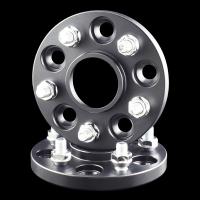 China 15mm Forged Aluminum Wheel Spacers Anodized Black 5x108 63.4mm for Ford Focus ST RS for sale