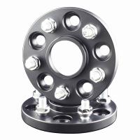 China 15mm Forged Aluminum Wheel Spacers Anodized Black 5x108 63.4mm for Ford Focus ST RS for sale