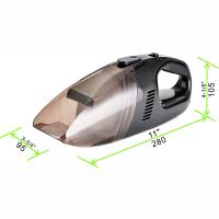 China 60W 12V DC Car Vacuum Cleaner 3M Power Cord with Cigarette Lighter Plug 10A Fuse for sale