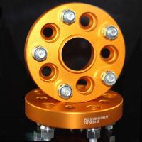 China 5x100 to 5x114.3 Forged Aluminum Hub Centric Wheel Adapter 15mm 25mm for Subaru Gold for sale