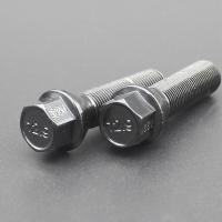 China M14x1.25 Cone Seat Extended Wheel Bolt 44mm Grade 12.9 Dual Coating Black for BMW Mercedes for sale