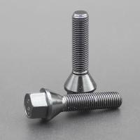 China M12x1.5 44mm Cone Seat Extended Wheel Bolt Grade 12.9 Dual Coating Black for BMW E Chassis for sale