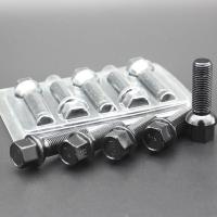 China M14x1.5 R13 Ball Seat Extended Lug Bolt 39mm Shank Grade 12.9 Dual Coated Black for VW for sale
