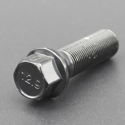 China M14x1.25 Cone Seat Extended Wheel Bolt 41mm Shank Grade 12.9 Black Dual Coating for BMW F G Chassis Mercedes for sale