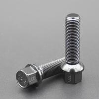 China M14x1.5 R14 Extended Lug Bolt Grade 12.9 47mm Shank Dual Coating Black for Audi Mercedes for sale