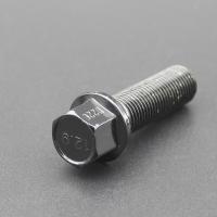 China Grade 12.9 R14 Extended Lug Bolt Shank 42mm M14x1.5 Dual Coating Black Finish for Audi Mercedes for sale