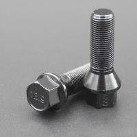 China M14x1.25 Cone Seat Extended Wheel Bolt 36mm Shank Grade 12.9 for BMW Mercedes Dual Coating Black for sale