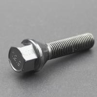 China M12x1.5 41mm Cone Seat Extended Wheel Bolt Grade 12.9 Dual Coating Black for BMW E Chassis for sale