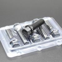 China Grade 12.9 R14 Extended Lug Bolt Shank 42mm M14x1.5 Dual Coating Black Finish for Audi Mercedes for sale
